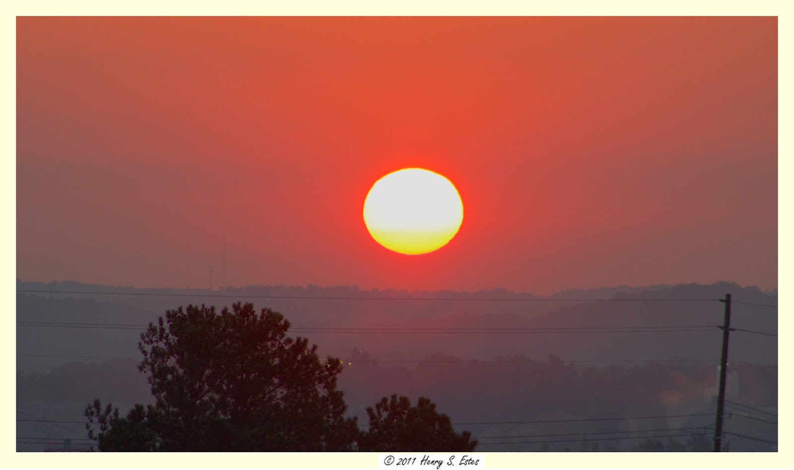Henry S. Estes Photography: August Sun Rise