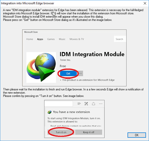 IDM Extension for Edge artık Windows Mağazasında mevcut