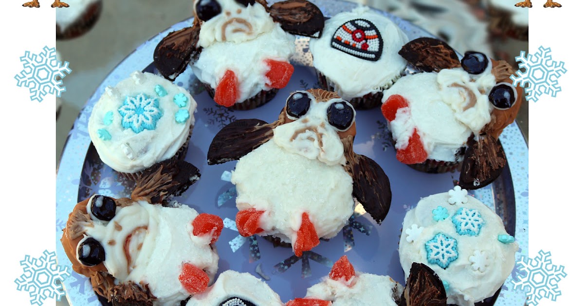 Star Wars The Last Jedi Porg Cupcakes Recipe - Birthday Party ...