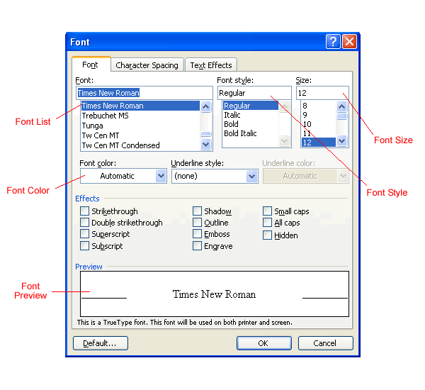 EgyTecH: MS Word 2003
