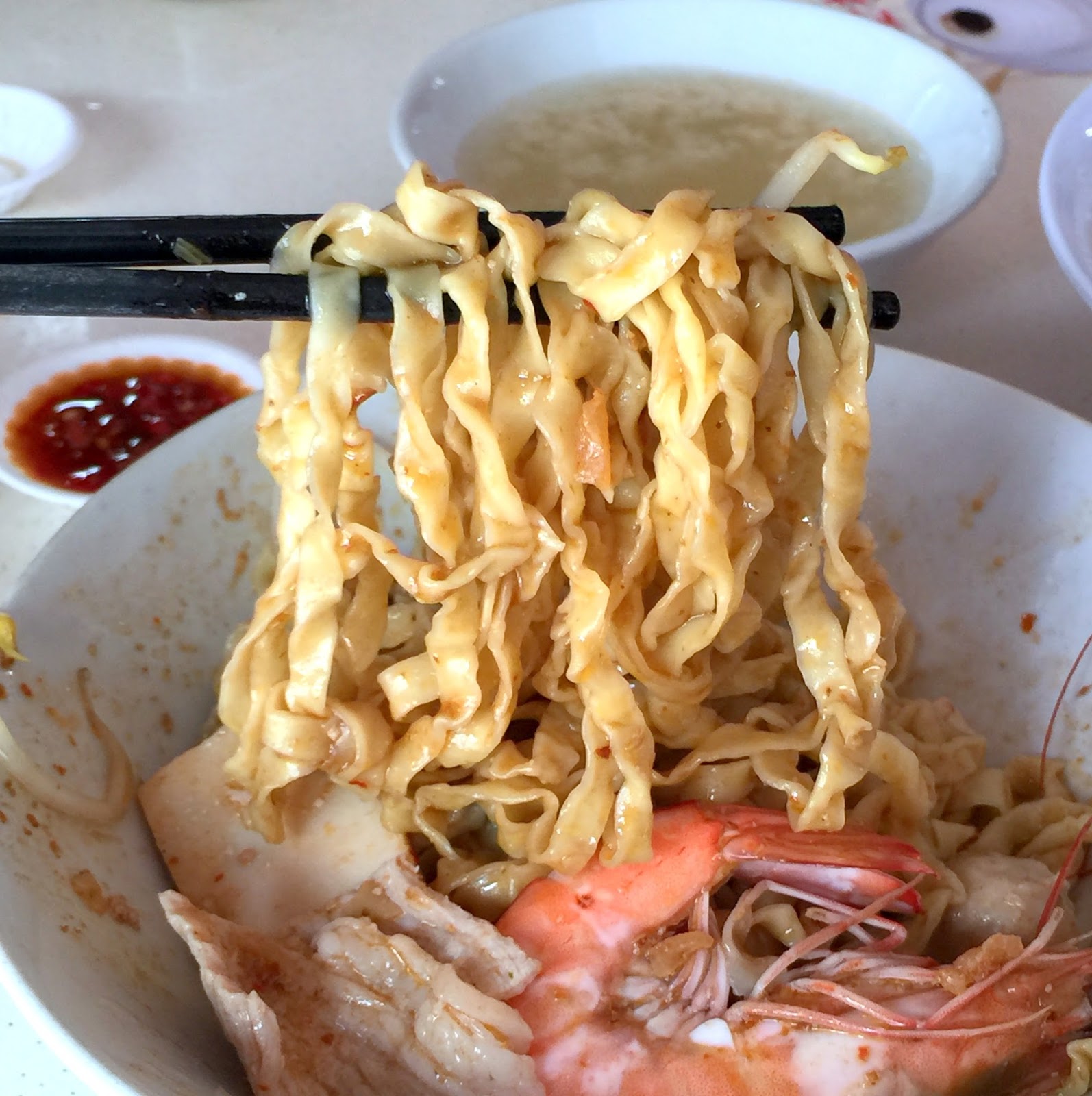 Ah Hoe Mee Pok : Japanese Chef Cooks Mee Pok