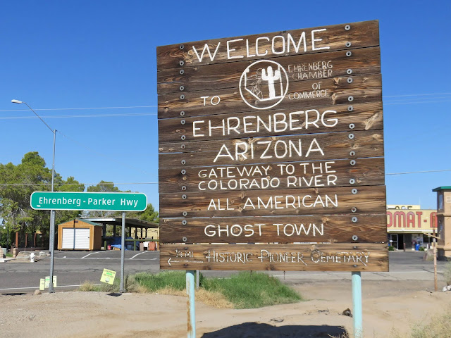 Geographically Yours Welcome: Ehrenberg, Arizona