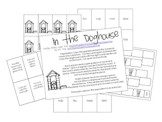 Oh My Little Classity Class: [In the Doghouse] reading fluency game