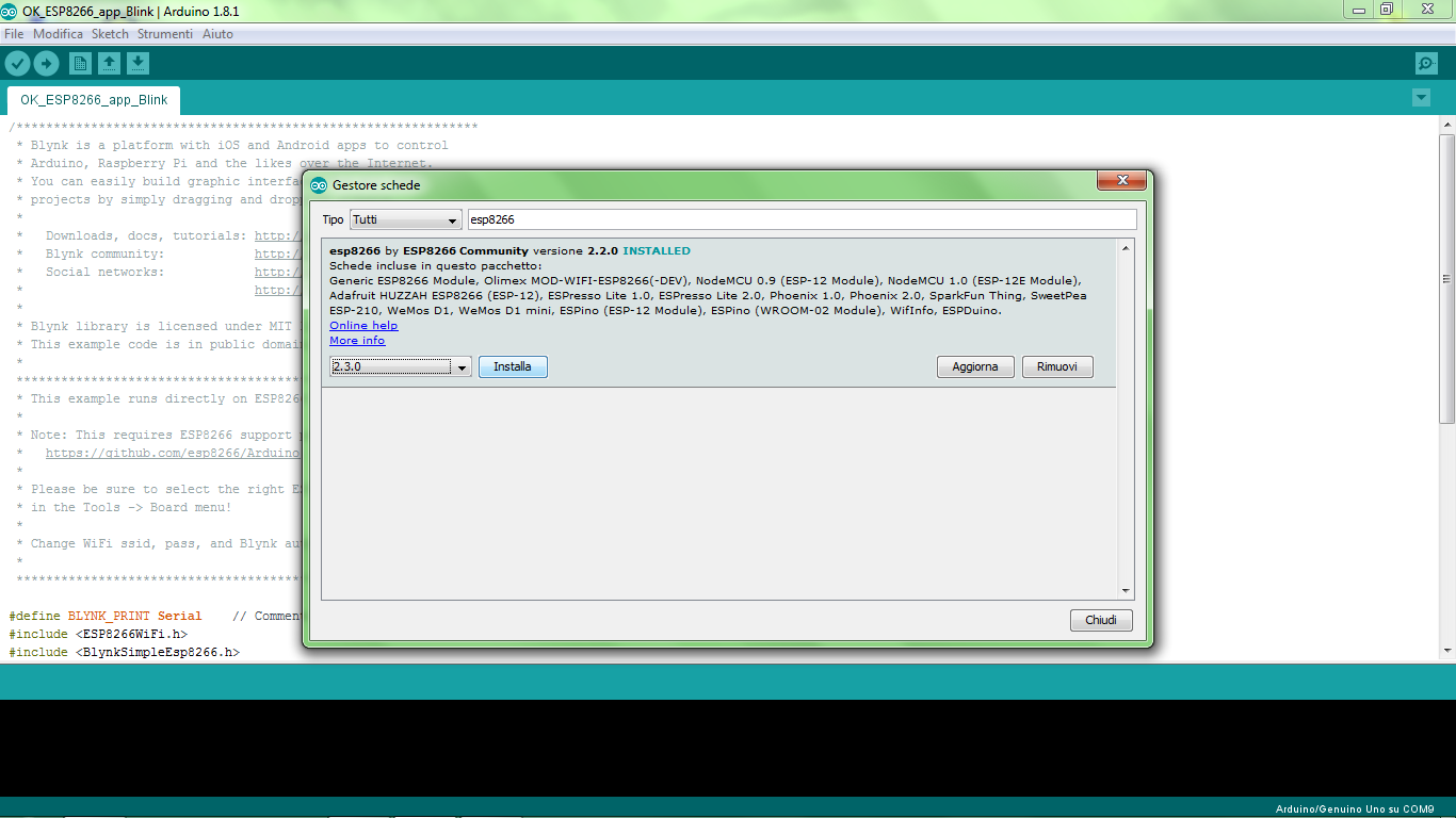 Tutorial App Blynk E Esp8266 Danielealberti It