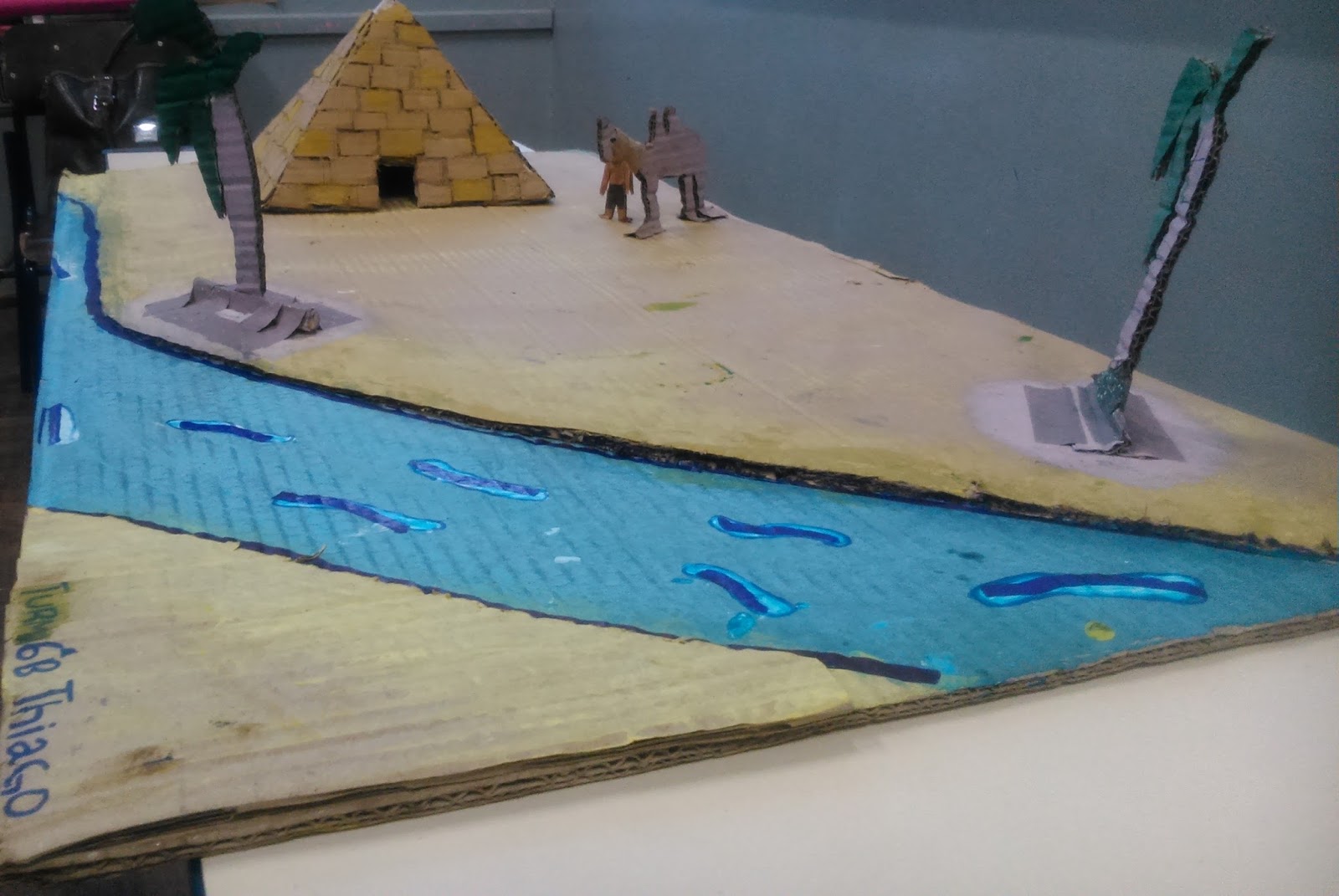 Maquete Do Egito Rio Nilo - RETOEDU