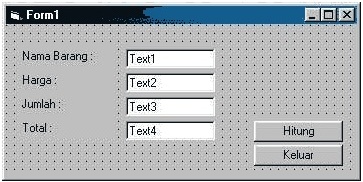 Contoh Membuat Aplikasi Visual Basic | Buka Usaha