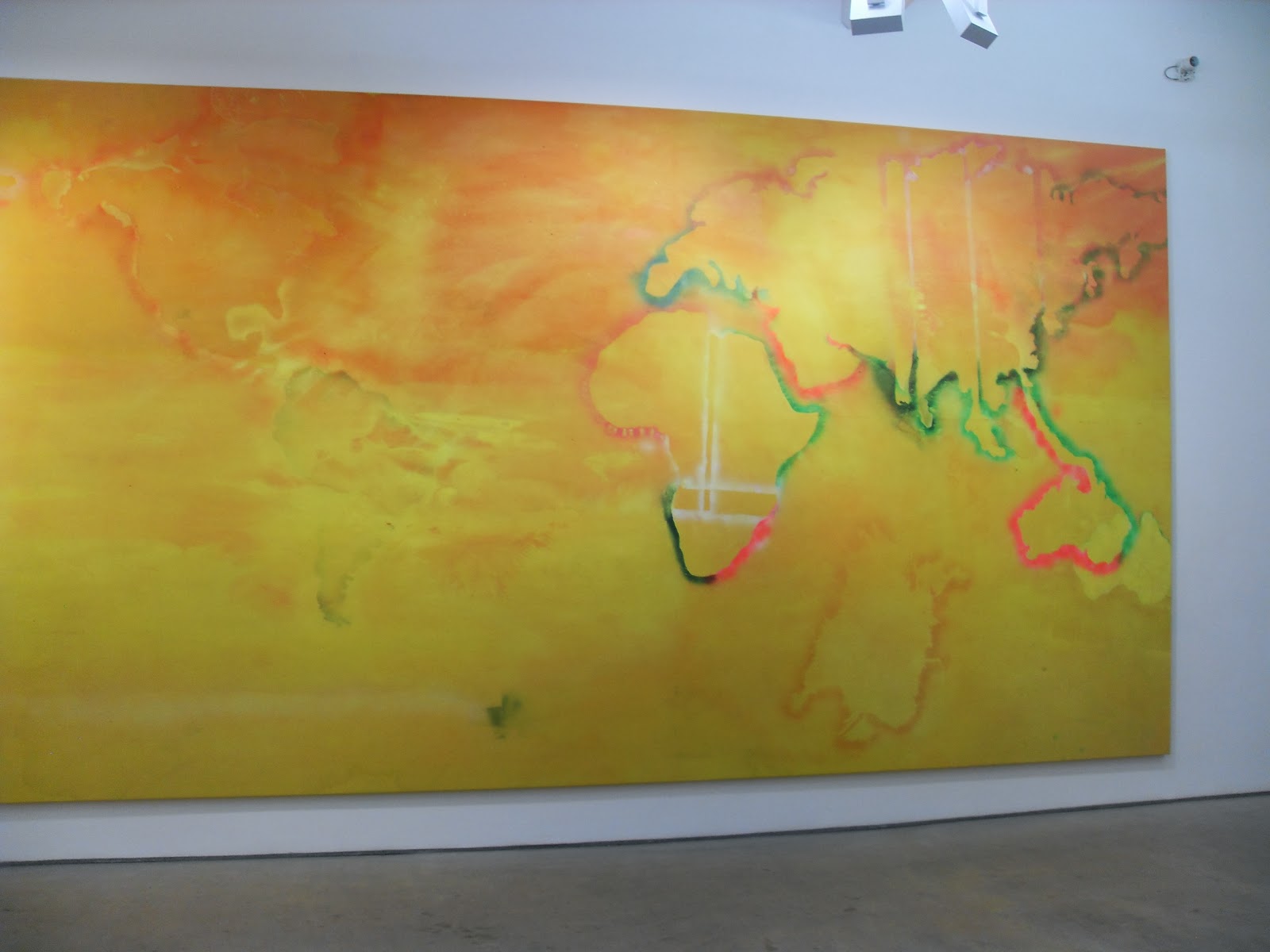 Isabel ArtTalk: Frank Bowling's vibrant maps at Hales Gallery