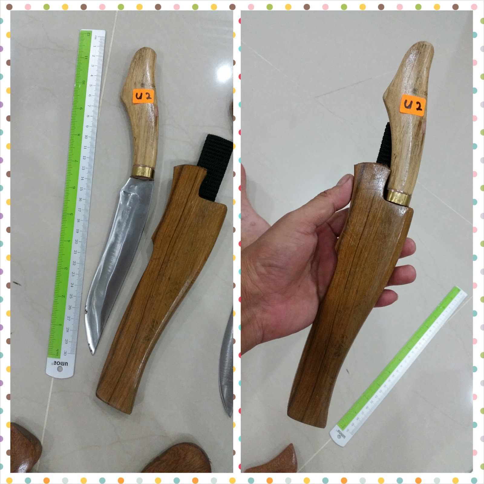 Parang Online: Pisau lapah / potong daging ( U1 - U10) SOLD OUT