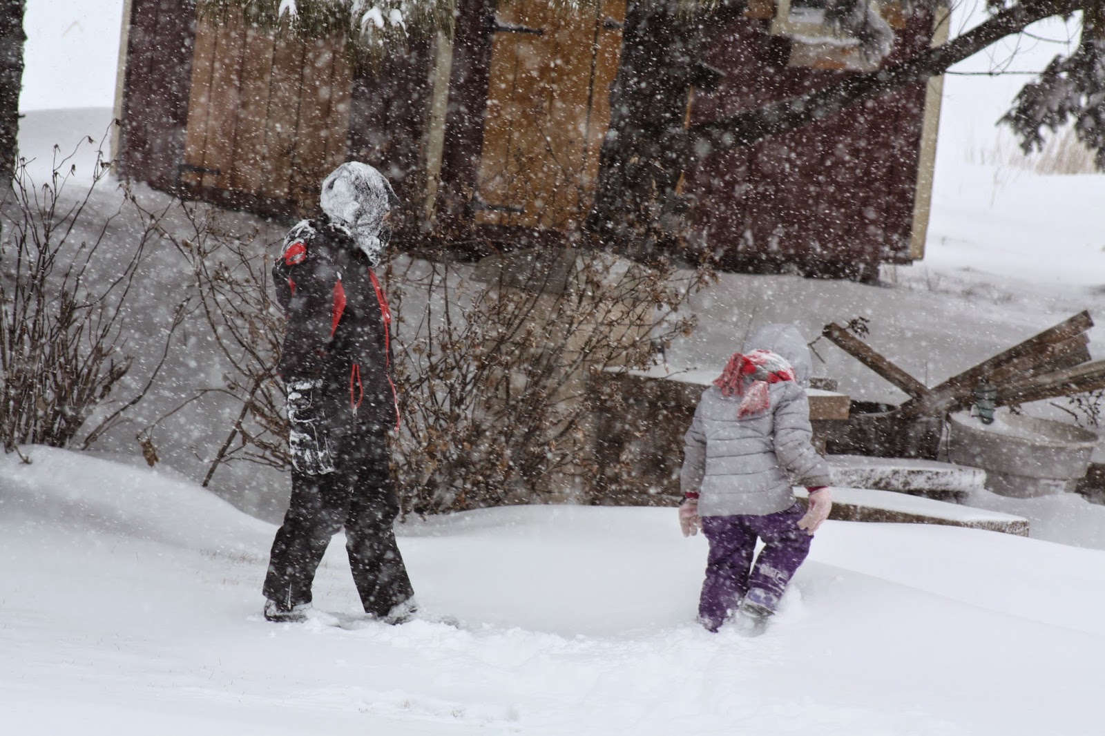 Real Life: It's a blizzard!