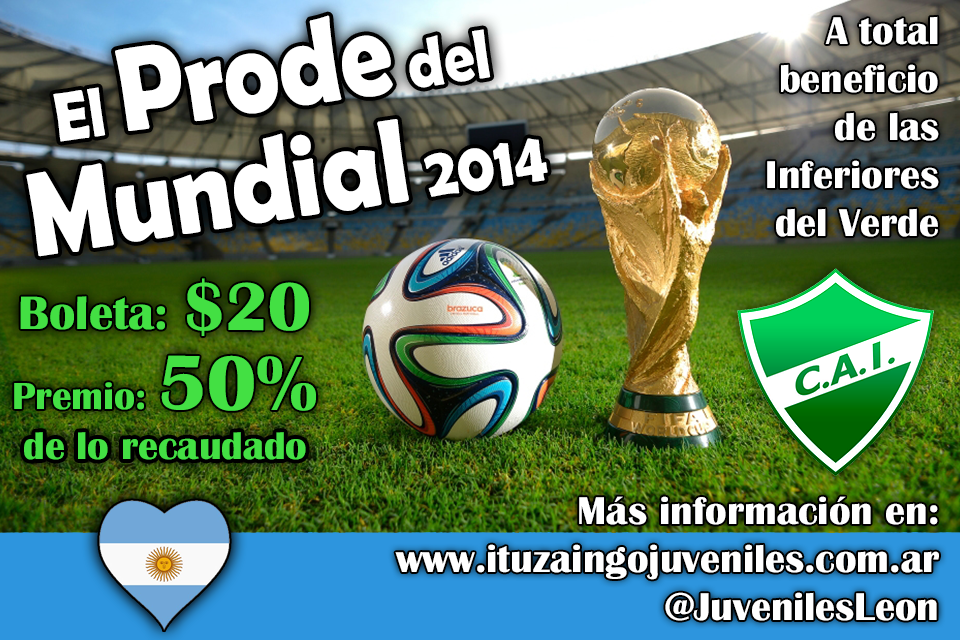 "LA VOZ DEL LEÓN" - EL PROGRAMA DE ITUZAINGÓ: Se viene el prode del mundial