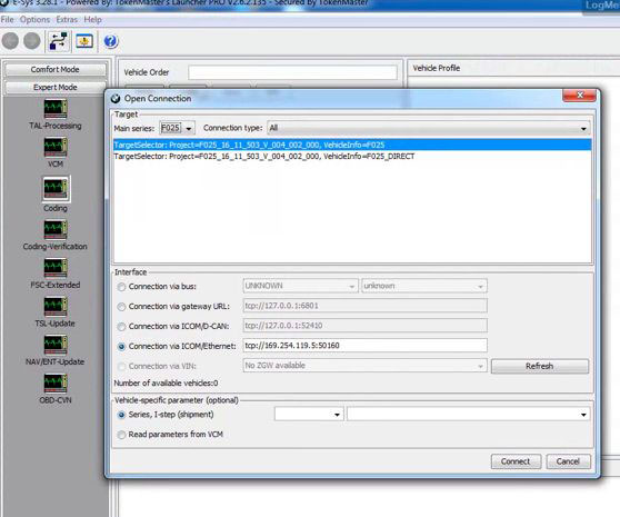 E-sys cannot connect to BMW ICOM Next Solution - OBD2 Diagnostic Tools