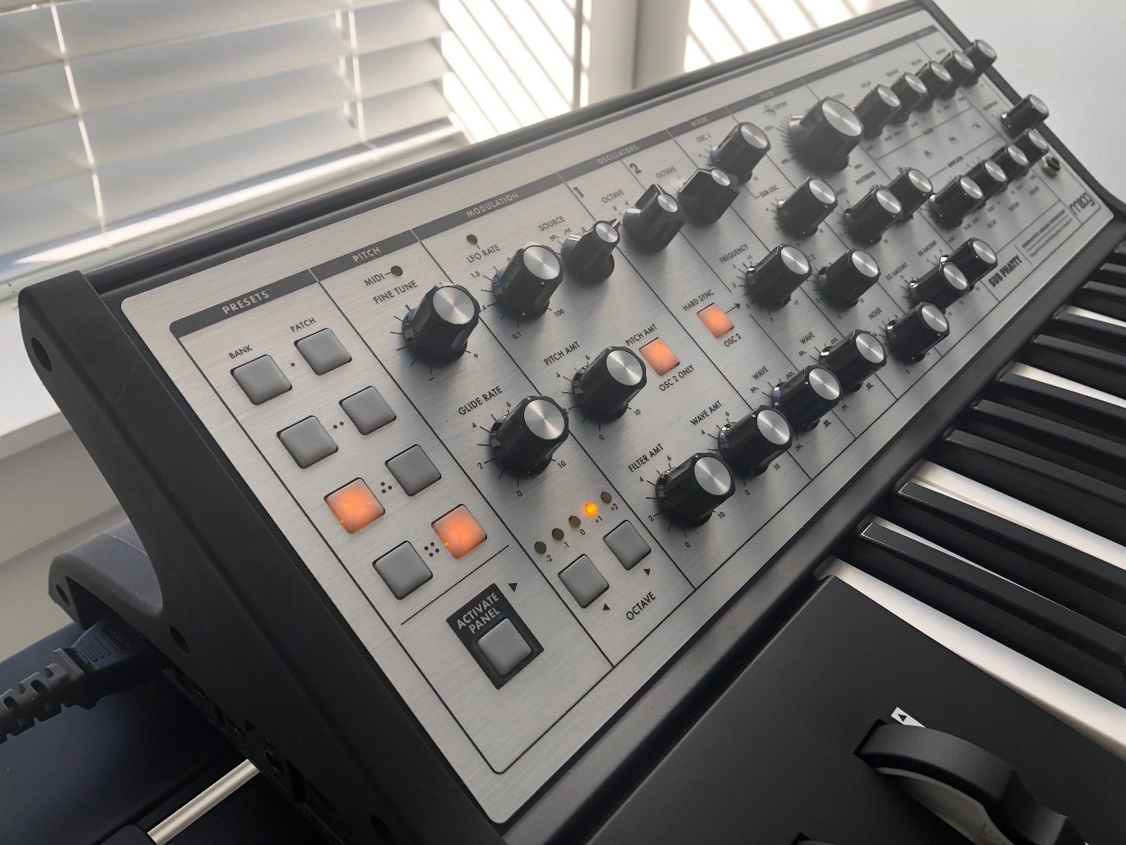 Matrixsynth Moog Sub Phatty Keyboard Synthesizer W Dust Cover