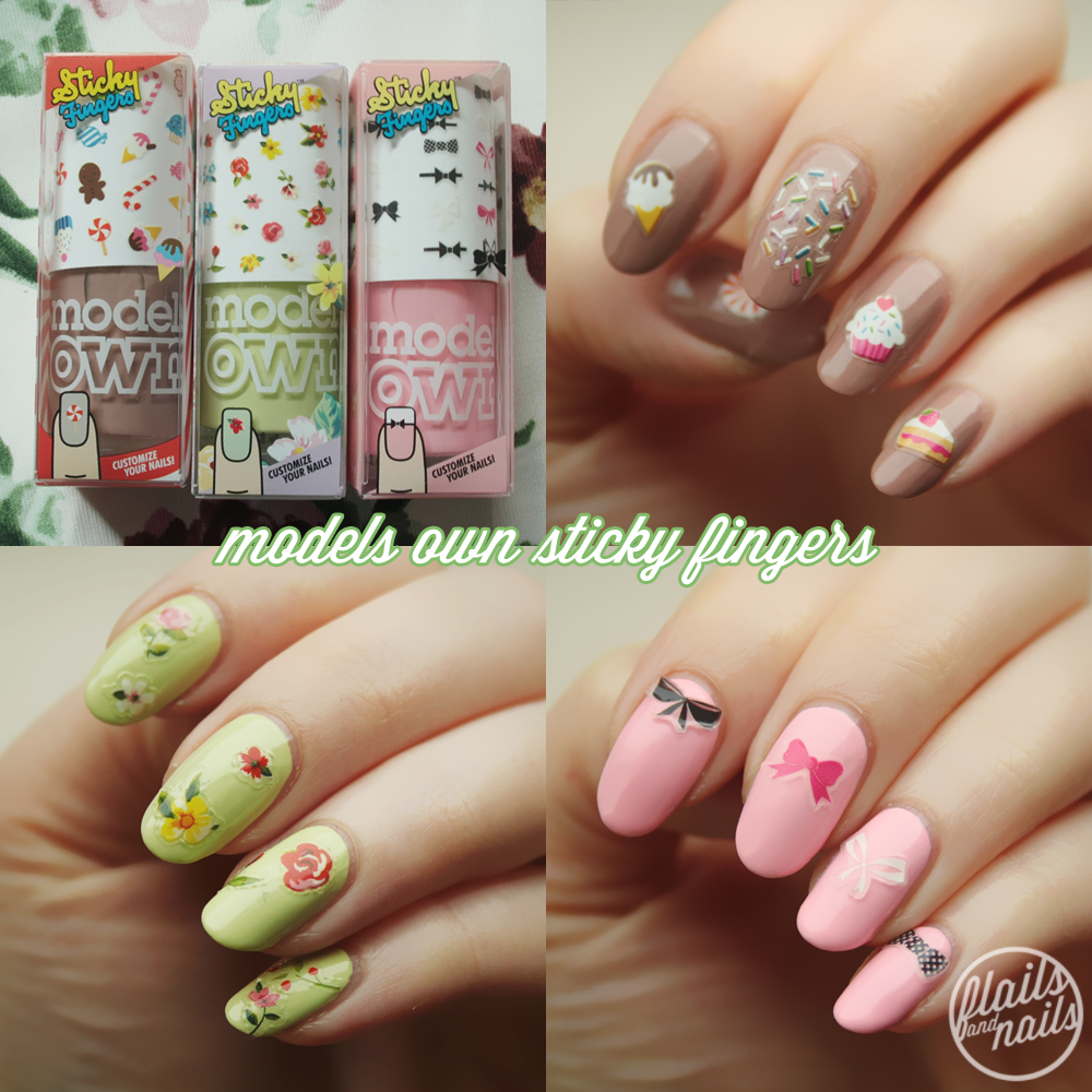 Models Own Sticky Fingers in Sweet Candy, Pastel Petals (Green) and Bows*