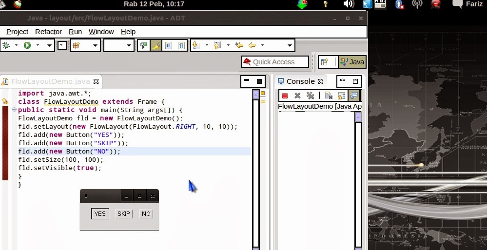 Indahnya Berbagi Java Layout Manager