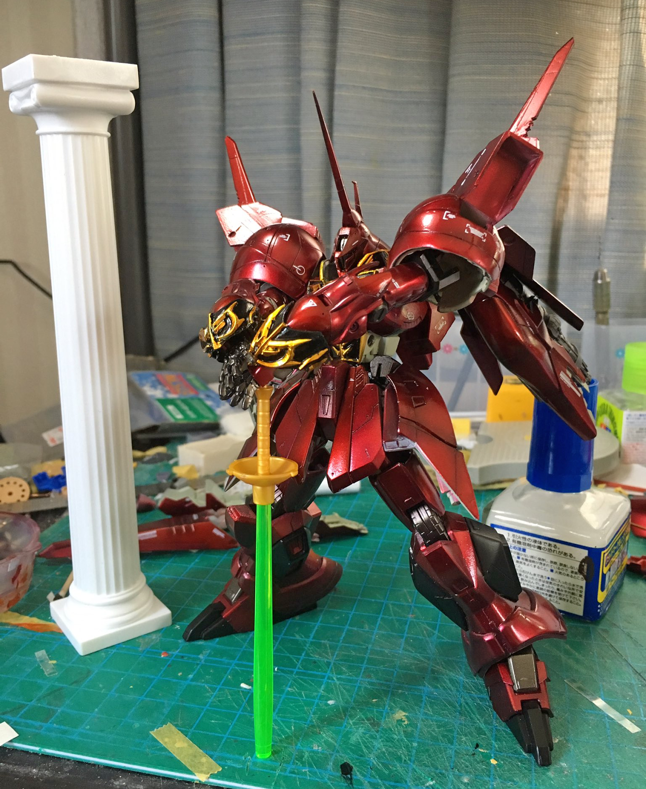 GUNDAM GUY: HG 1/144 R-GyaGya [Neo Zeon] - Custom Build
