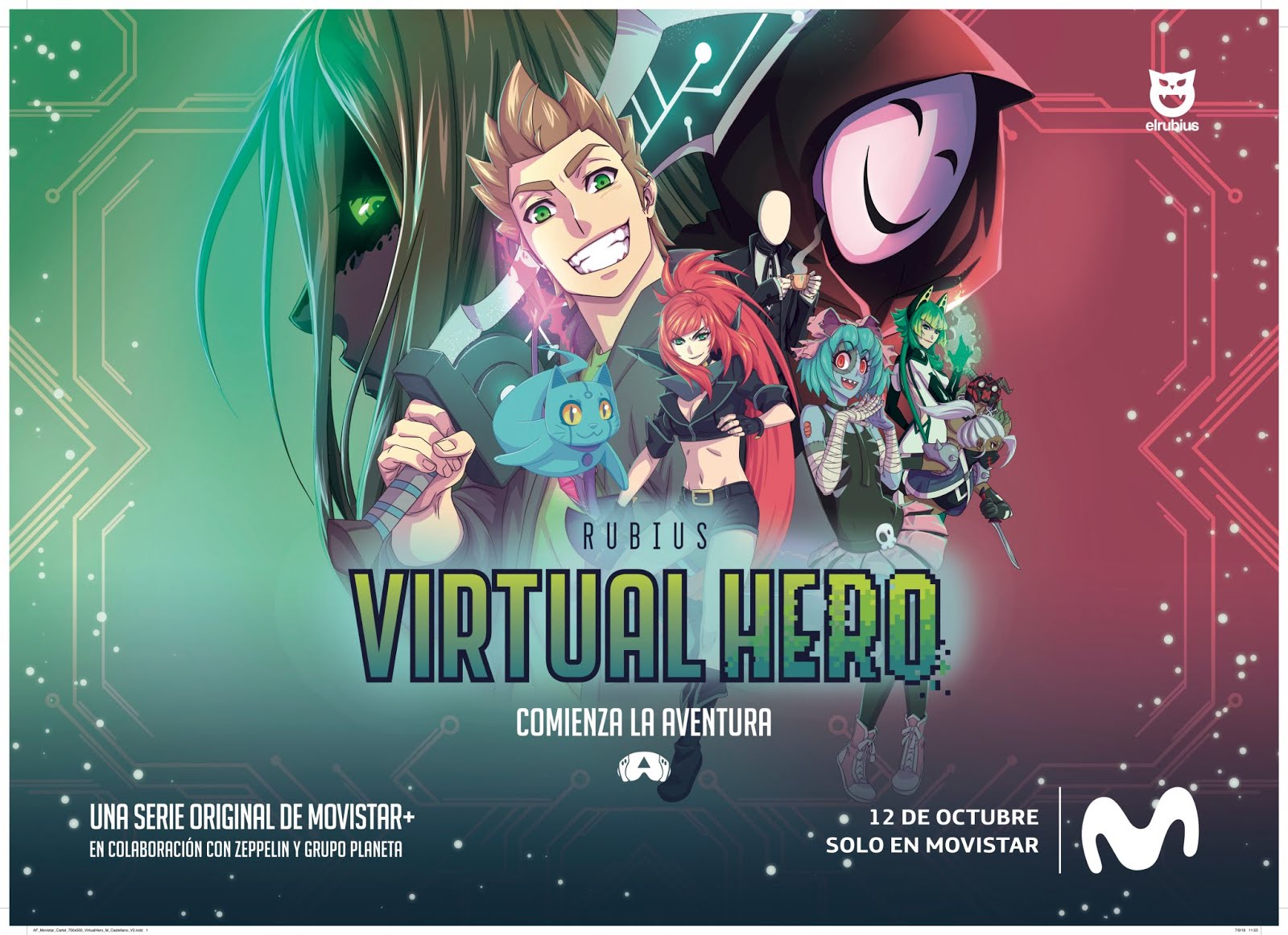 Anime: La serie de "Virtual Hero" se estrenará el 12 de octubre.