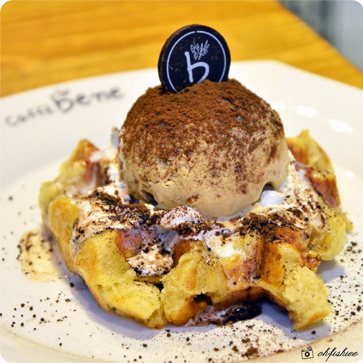 oh{FISH}iee: Caffe Bene: Waffles & Gelato @ Sunway Pyramid