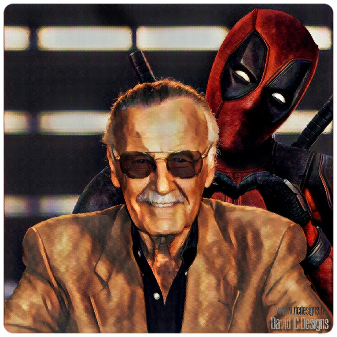 Deadpool loves Stan Lee | DavidC.Designs