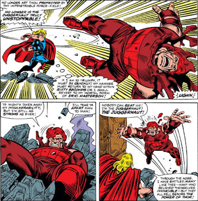 The Peerless Power of Comics!: Juggernaut vs. Thor--Round Two!