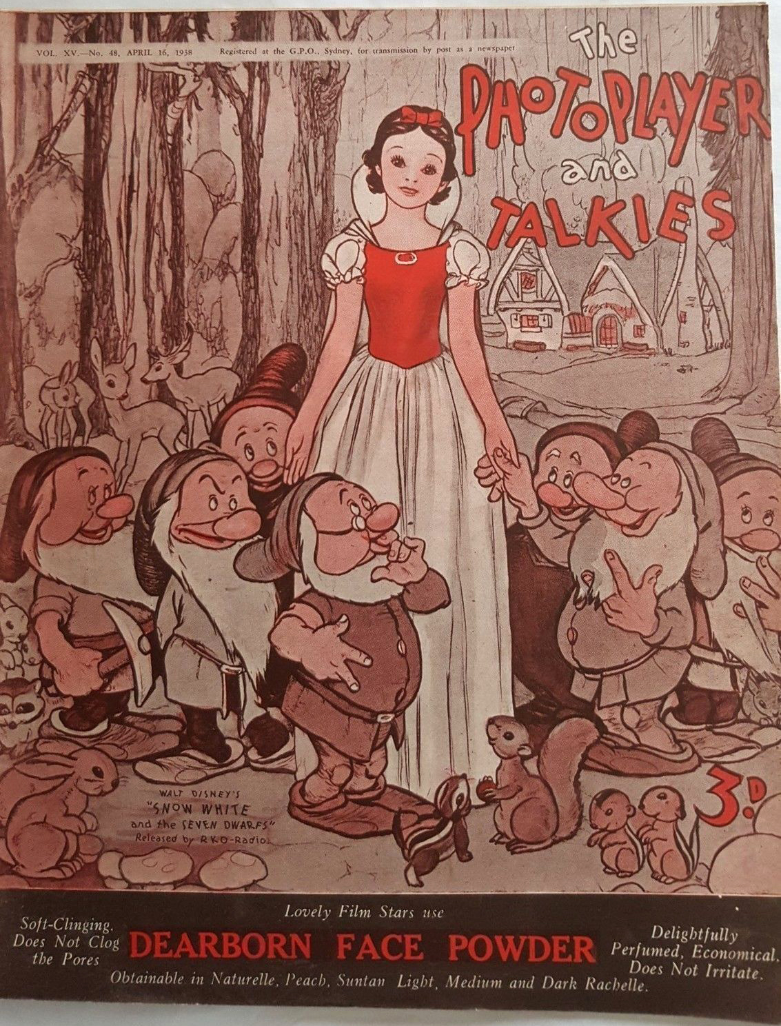 Filmic Light - Snow White Archive: 1938 Photoplayer and Talkies Magazine