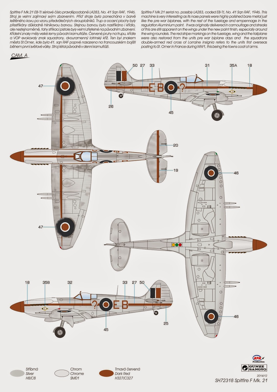 1/72 - Supermarine Spitfire F Mk.21 "Contraprop" by Special Hobby ...