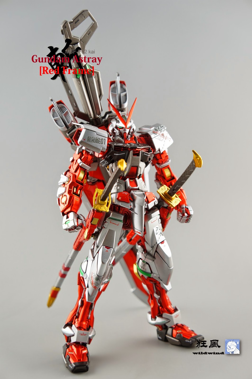 GUNDAM GUY: MG 1/100 Gundam Astray Red Frame Kai - Painted Build