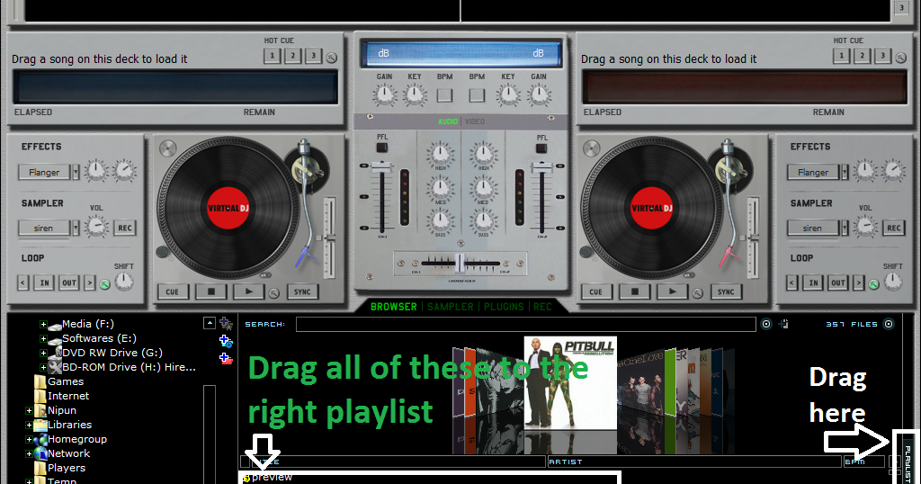 Virtual DJ Automix Automatic mp3 playback, using smartphone remote ...