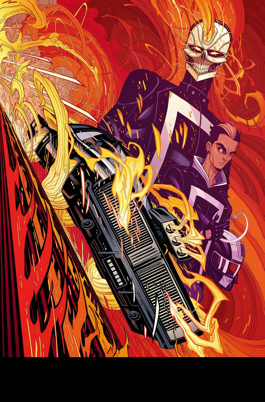 ghettoManga: Preview art- ALL NEW GHOST RIDER #1 & 2!!!