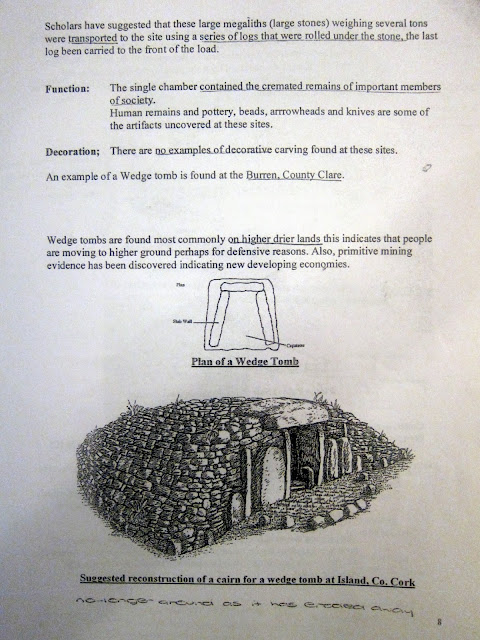 Leaving Cert Art College of Commerce: Pre- Christian Ireland, Stone age ...