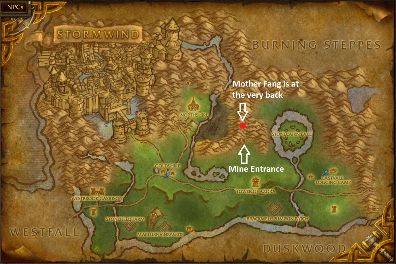 WoW Rare Spawns: Mother Fang