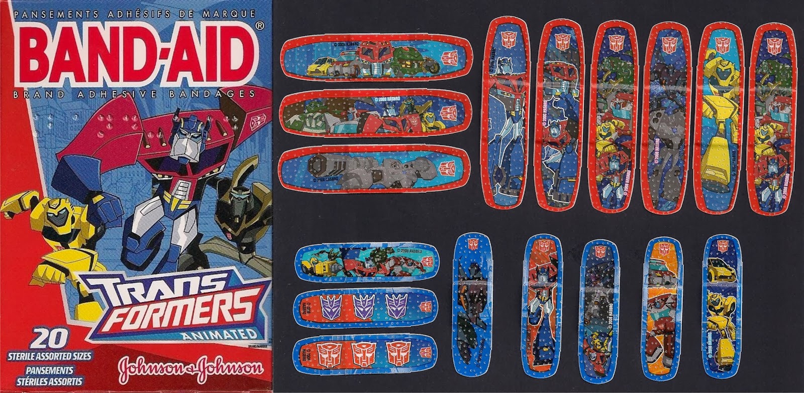 Band-aid Collection.: Transformers