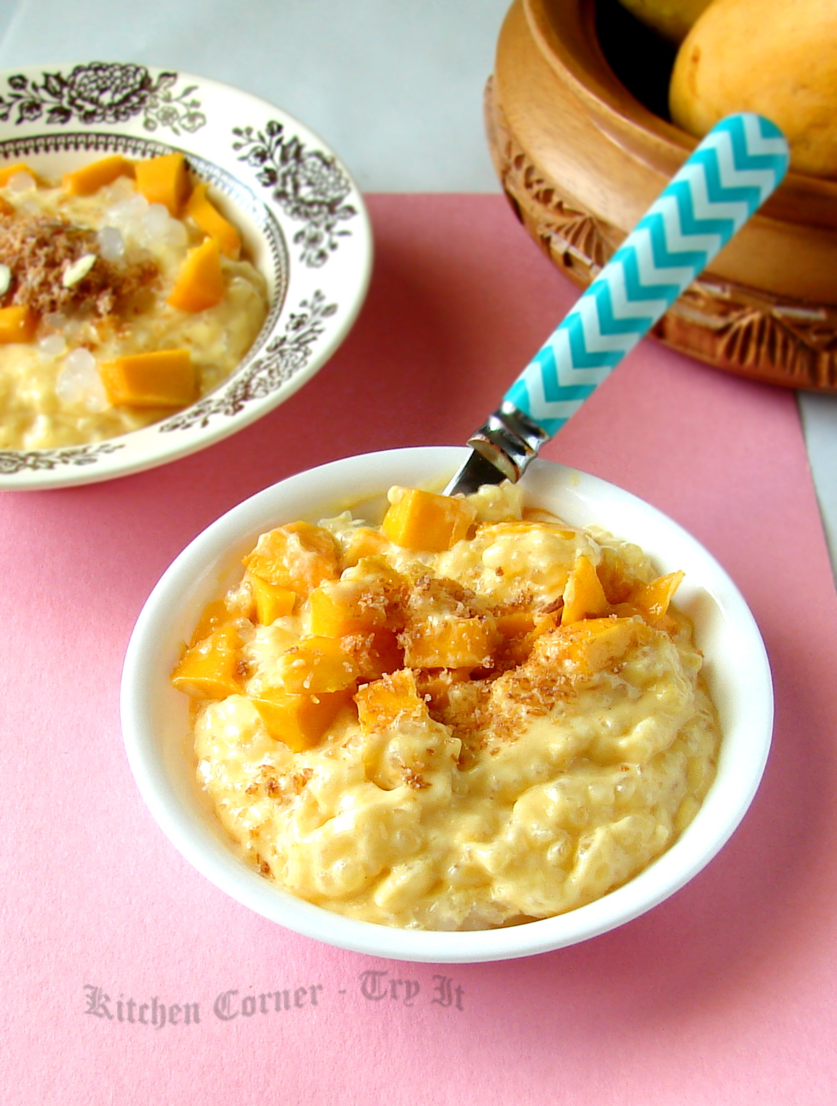 Mango Sago Pudding/Mango Tapioca Pearls Pudding