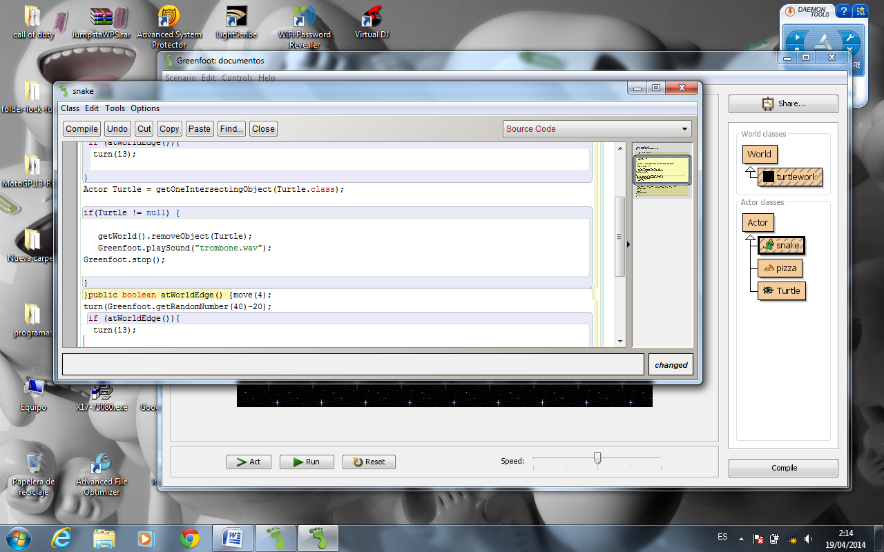 LENGUAJE DE PROGRAMACION TRES: JUEGO EN JAVA