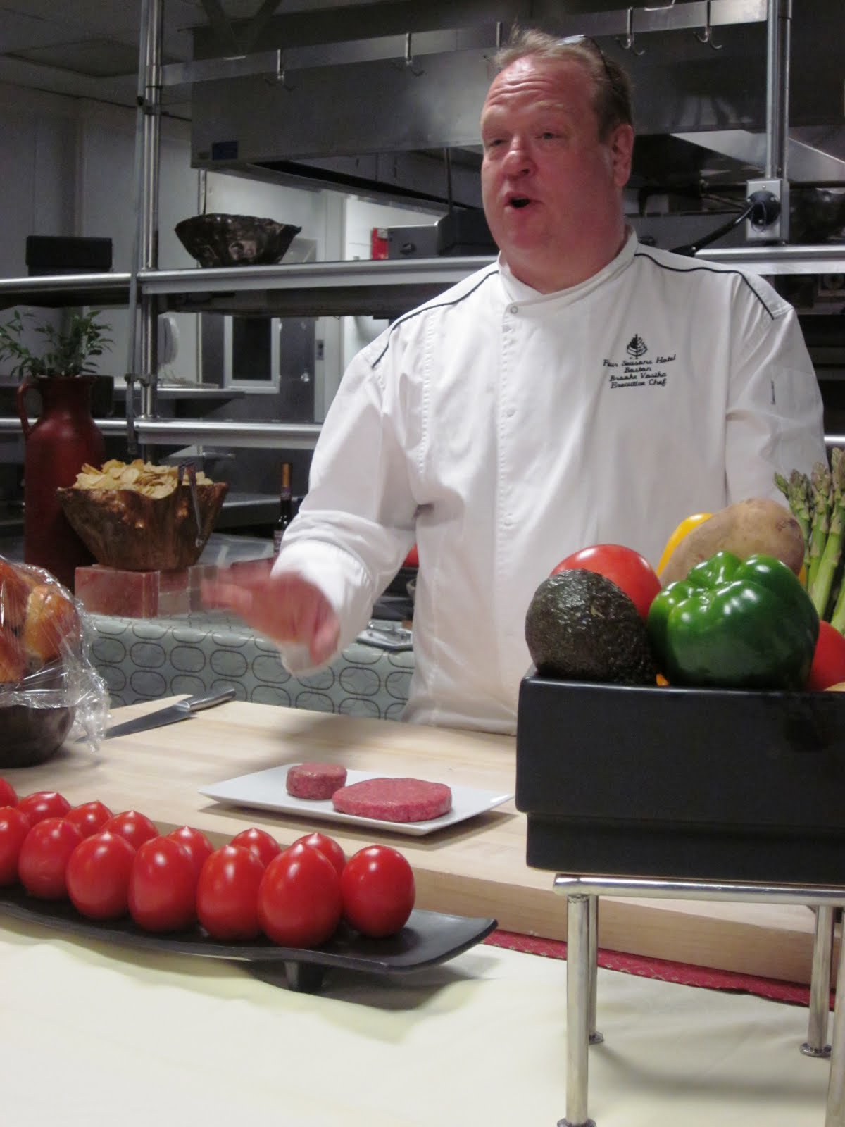 Indulge Inspire Imbibe: Four Seasons Burger Cooking Class