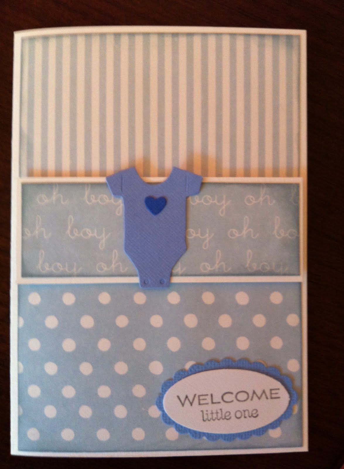 CMD Handmade Cards: Baby Boy Handmade Card