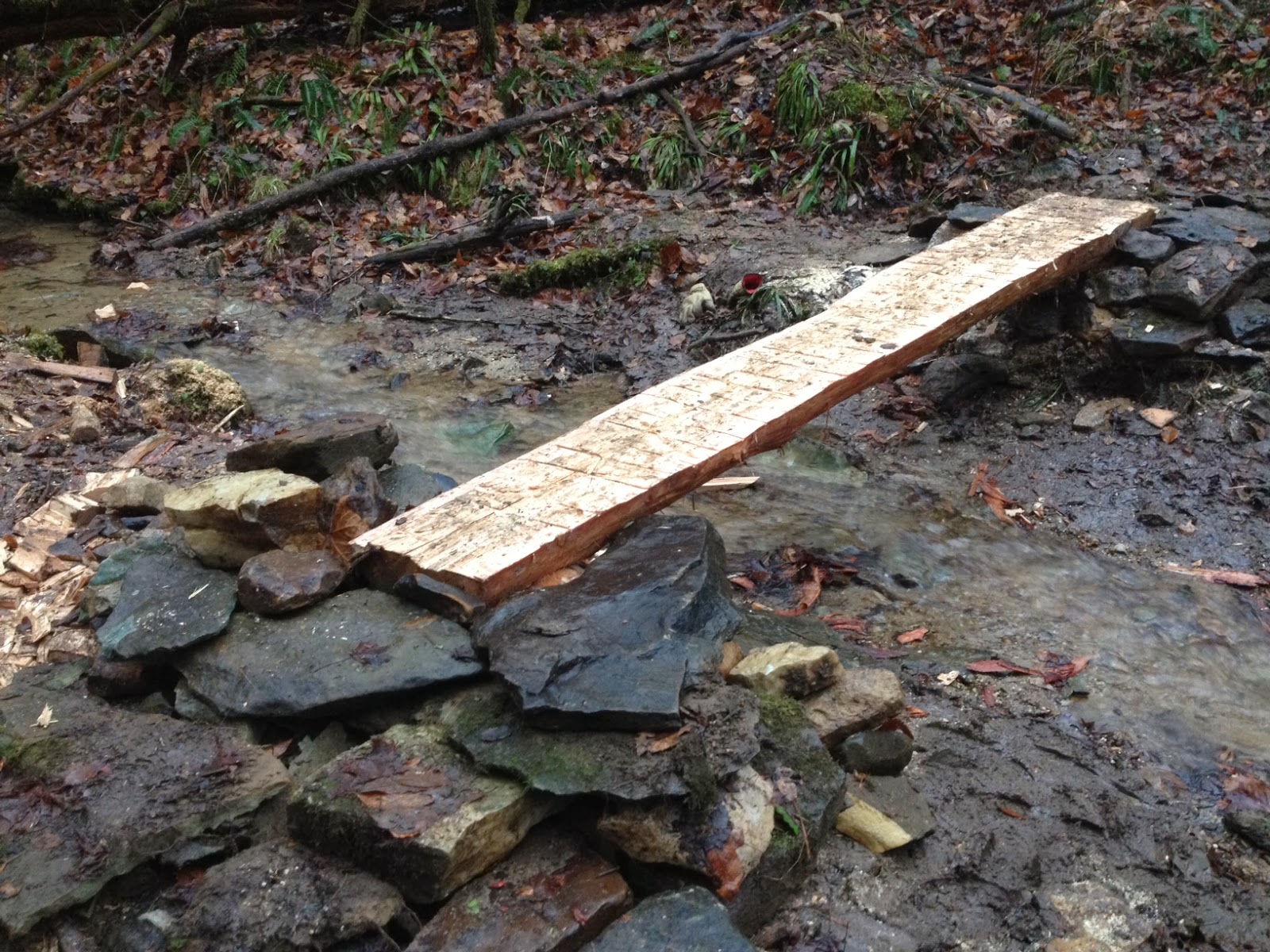 little country house: Building A Foot Bridge In The Wilderness.