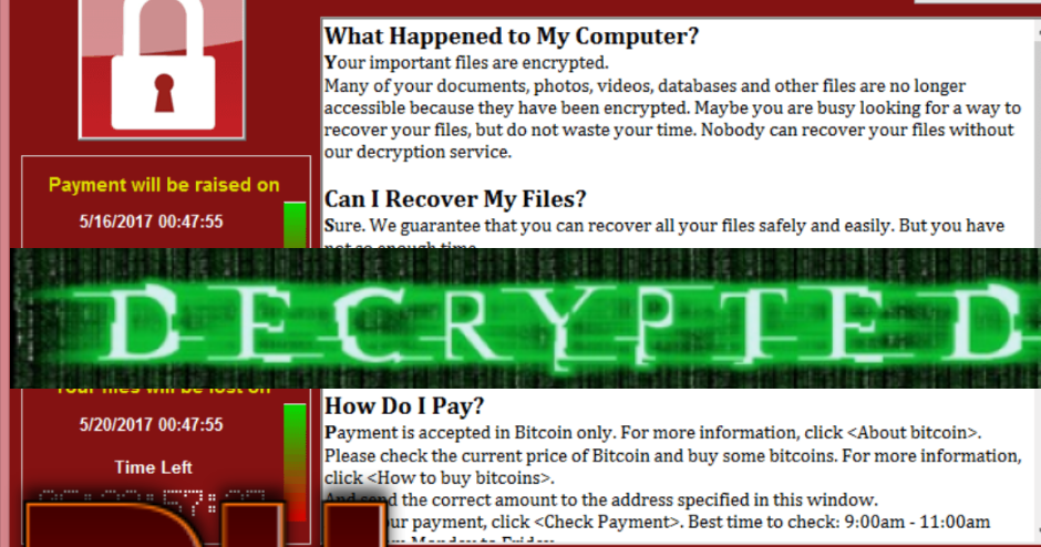 Decrypt Wannacry ransomware in 2 Seconds With this Code