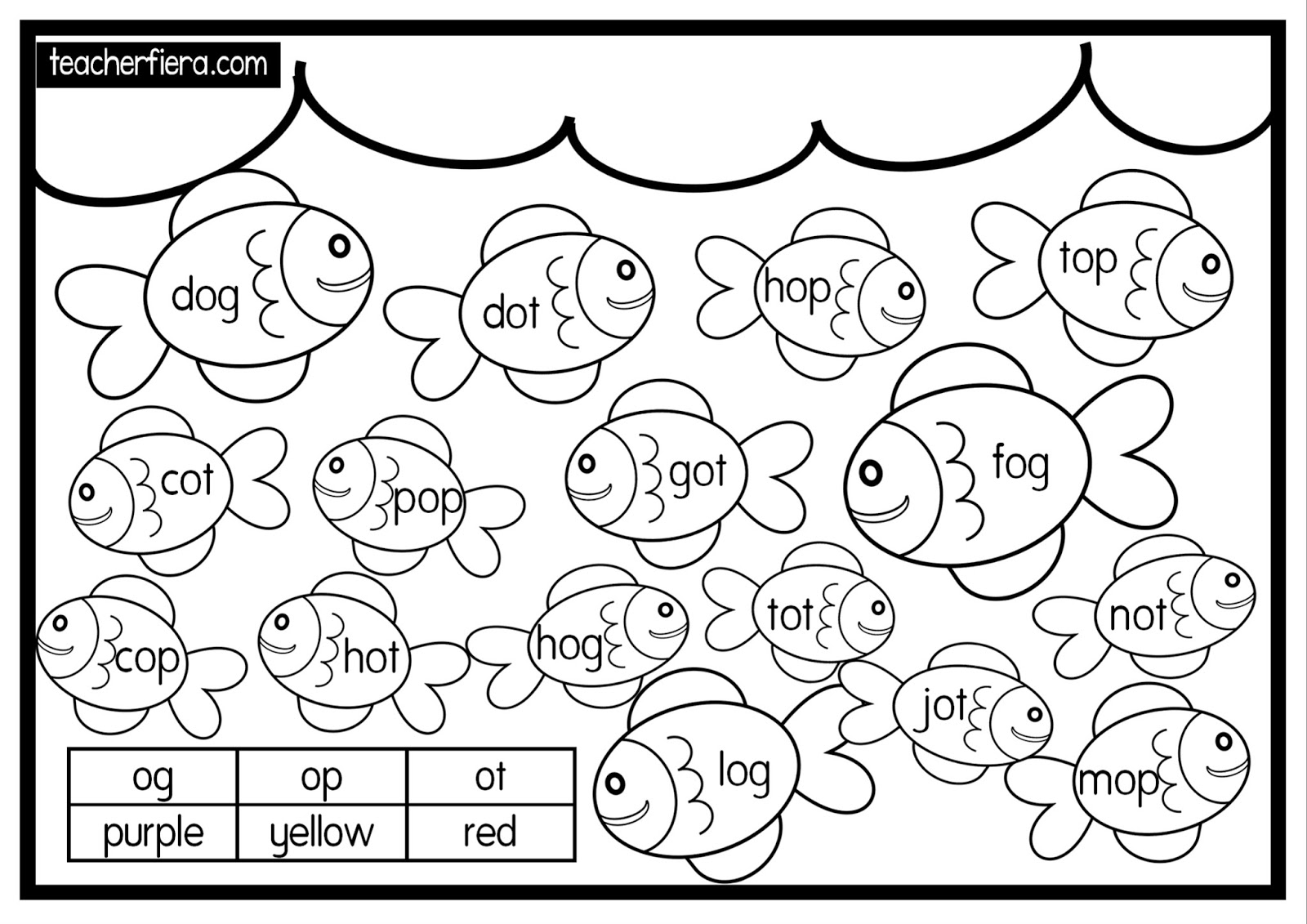 Teacherfiera COLOUR BY CODE WORD FAMILIES teacherfiera-colour-by-code-word-families