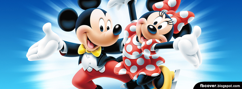 Mickey & Minnie Facebook cover | FB Cover - Unique Covers For FB Timeline