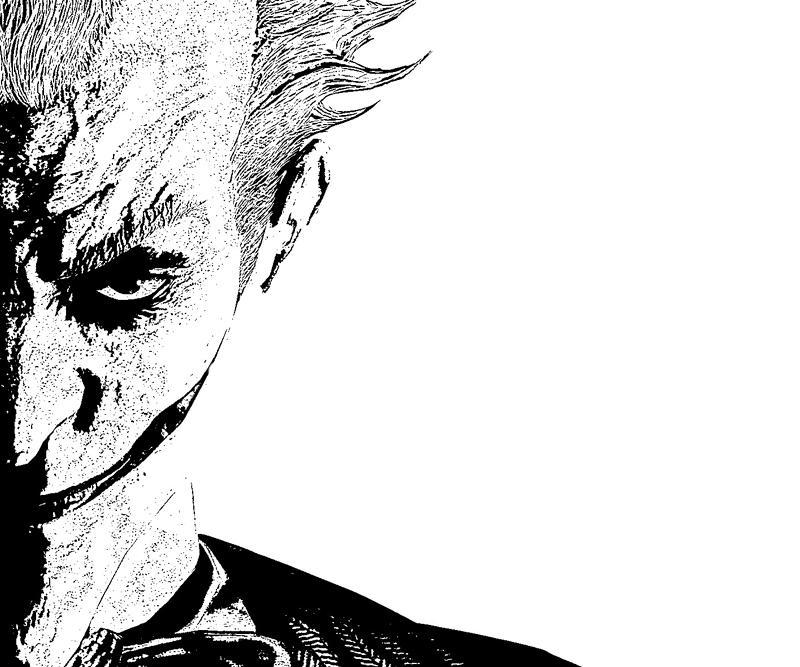 The Joker Arkham City Drawing