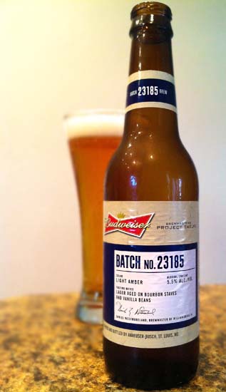 Bob's Brew and Liquor Reviews: Budweiser Project Twelve No. 23185