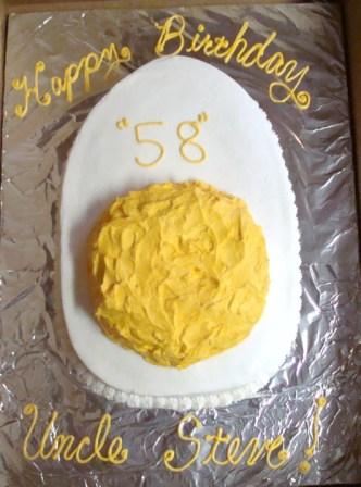 One Sweet Gal: Deviled Egg Birthday Cake