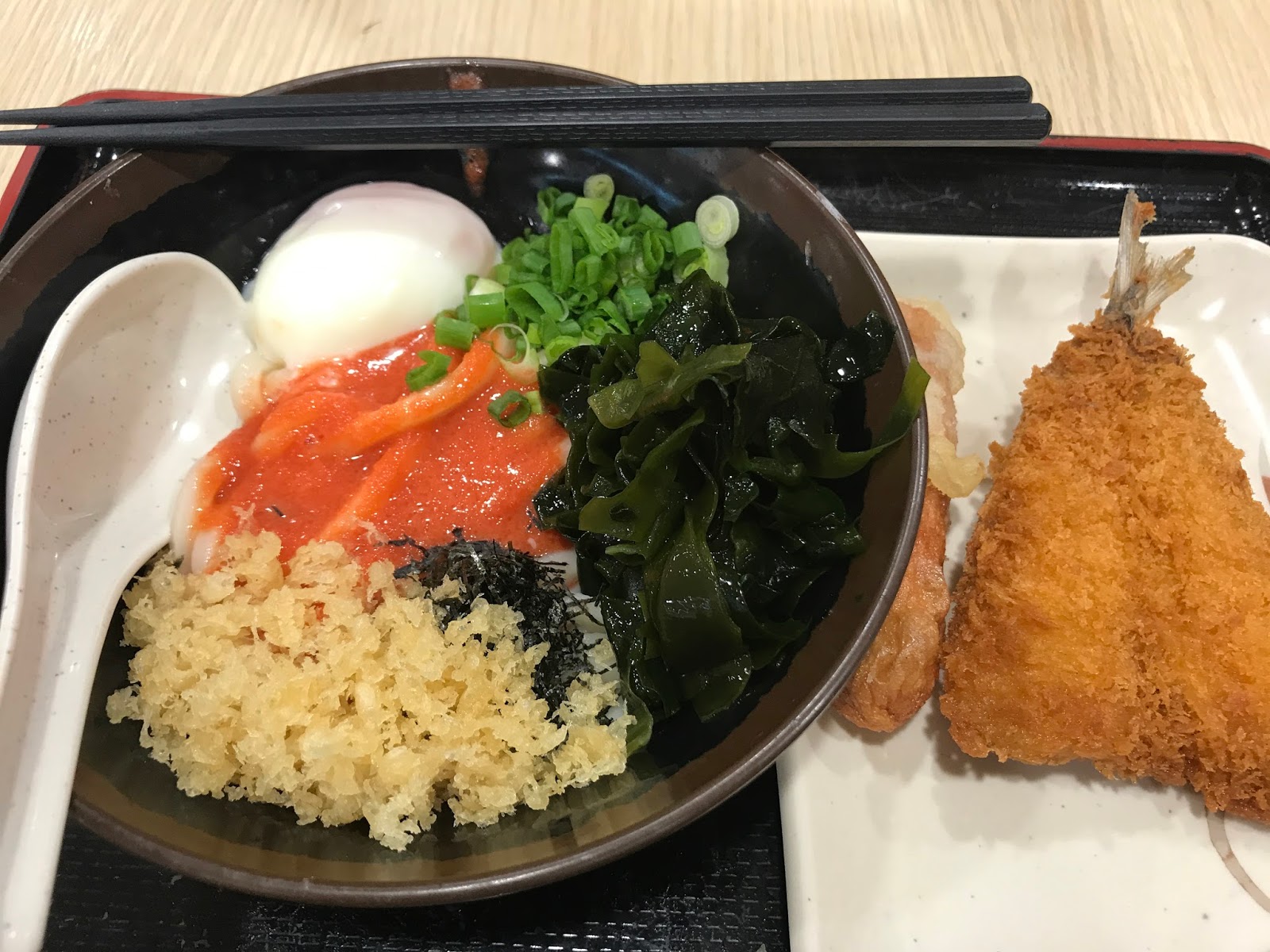Small Potatoes Make The Steak Look Bigger: Mentai butter egg udon from ...