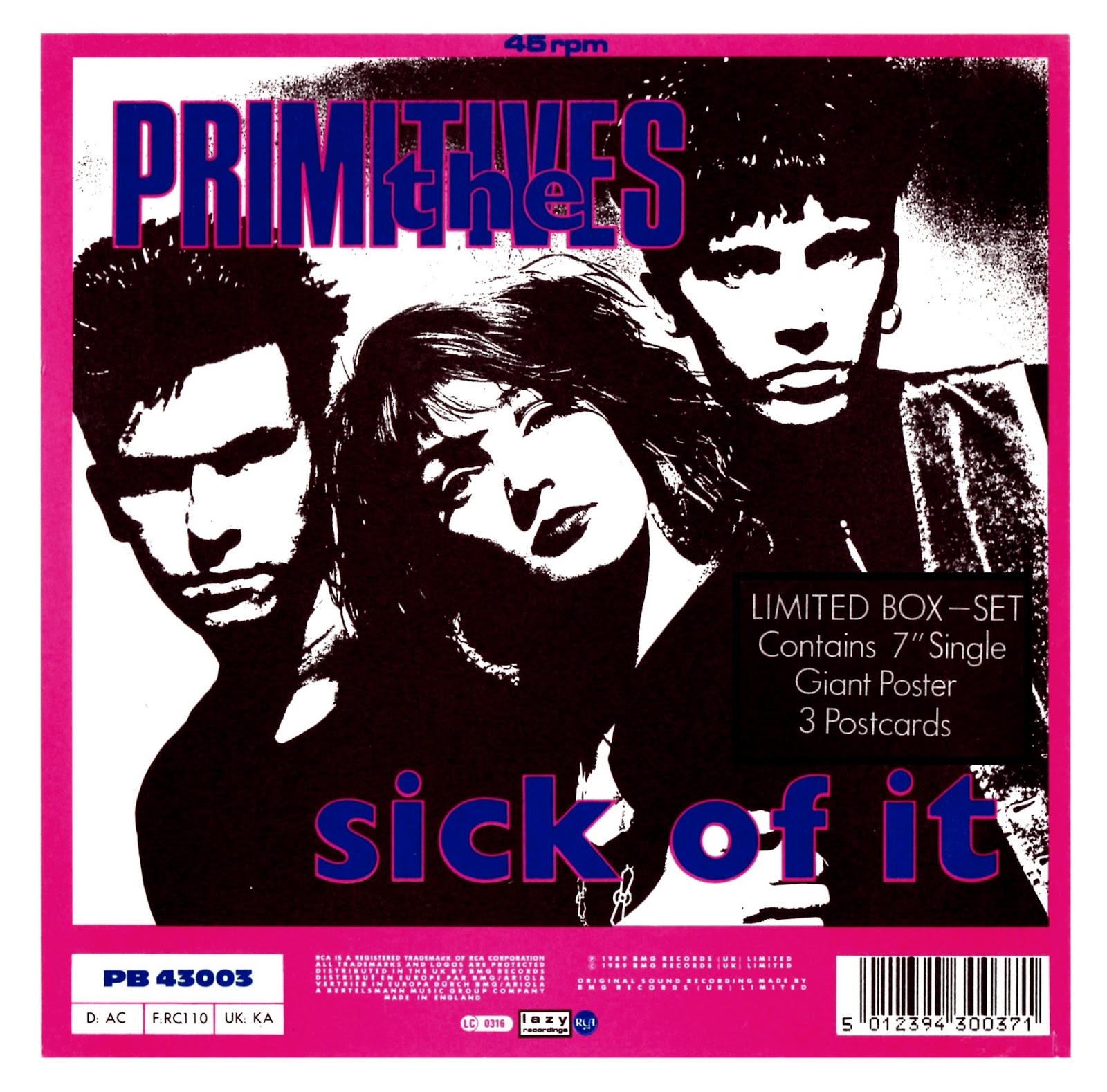 Lansure's Music Paraphernalia: THE PRIMITIVES | TRACY CATTELL | Press Kits