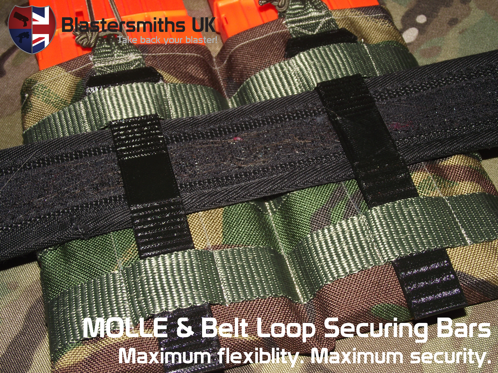 Blastersmiths UK, Development Blog: In-depth: MOLLE Attachment Bars