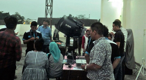 Fisika Unimed Lakukan Kajian Astronomi Pasca Gerhana Bulan