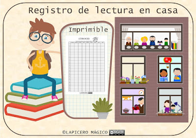 LAPICERO MÁGICO: Lectura en casa: registro diario