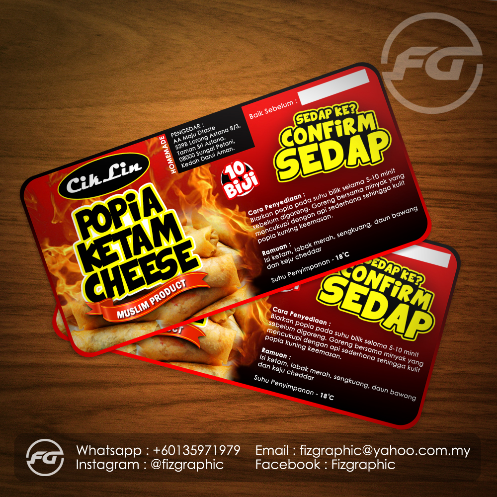 Fizgraphic: Design dan Printing Sticker #72