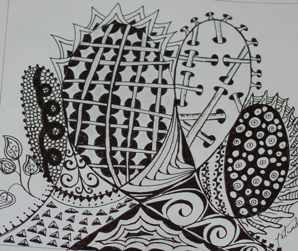 sistah stitch alot: ZENTANGLE