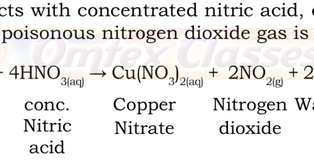 OMTEX CLASSES: Explain what happens when following reaction takes place ...